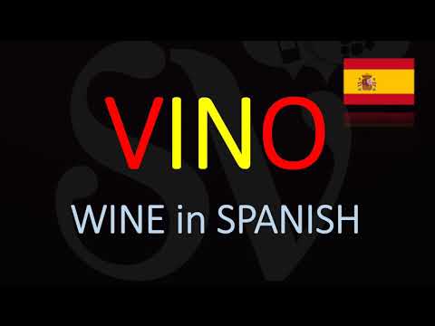 How to say wine in Spanish | How to Pronounce Vino? | Translation