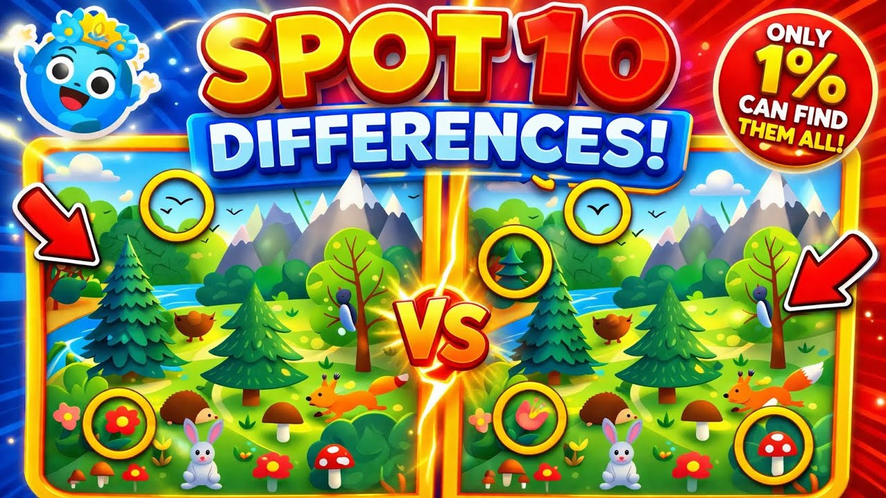 Spot 10 Differences | 
