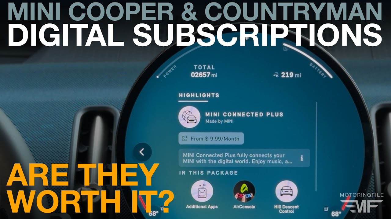 MINI Digital Subscriptions Explained: Are Connected Features Actually Worth Paying For?