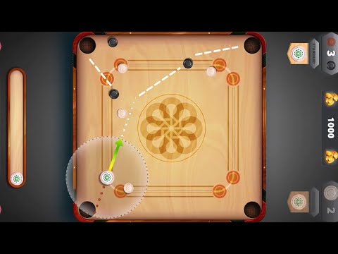Carrom Board Game in 2 players | Carrom Friends | Best Carrom Gameplay New Online Carrom Board Game