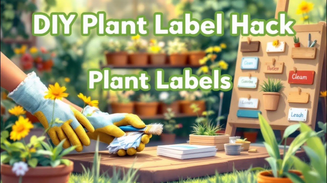 DIY Garden Hack: Never Buy Plant Labels Again!