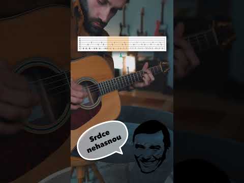 SRDCE NEHASNOU - Karel Gott🎸 | Lekce kytary pro začátečníky #shorts #guitar #tutorial