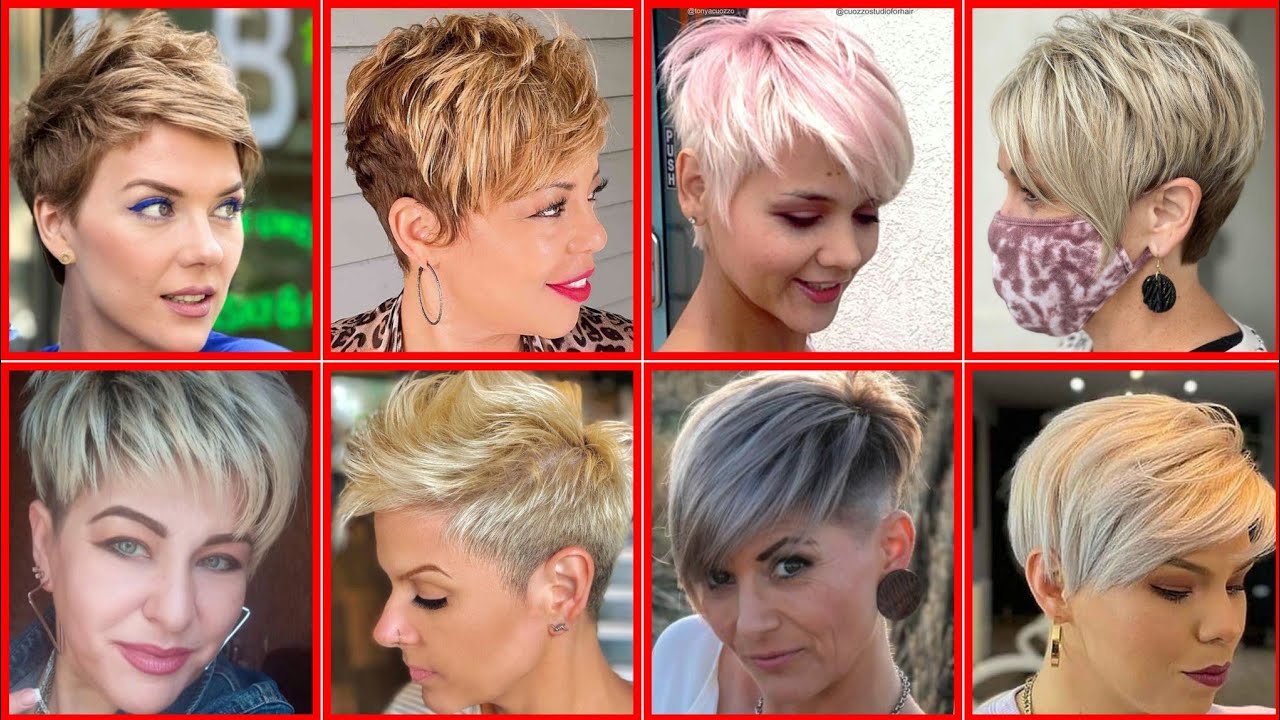 Platinum Blonde Undercut Pixie With Bangs 2023|| Women Beauty Crack