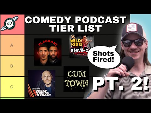 Bill Burr, Steve-O, C-Town, & More! The Comedy Podcast Tier List pt. 2! (The P Boiz Podcast)
