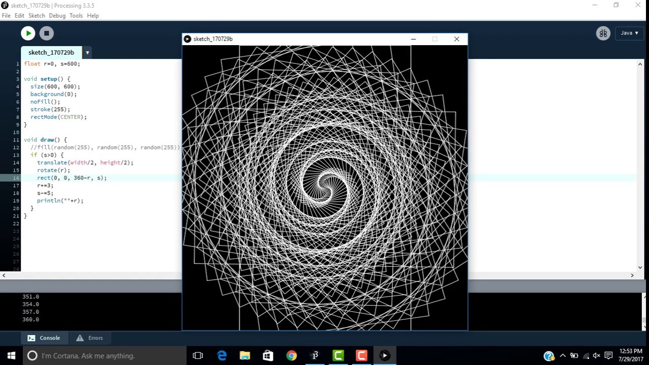 Processing generative art 6