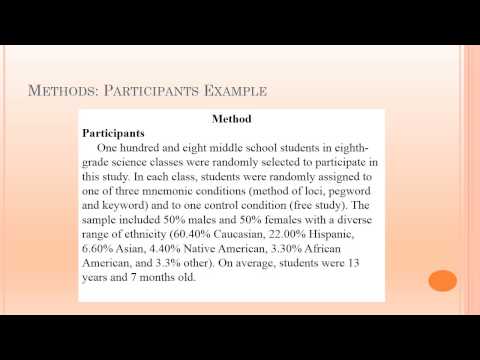How to Write a Psychology Research Paper