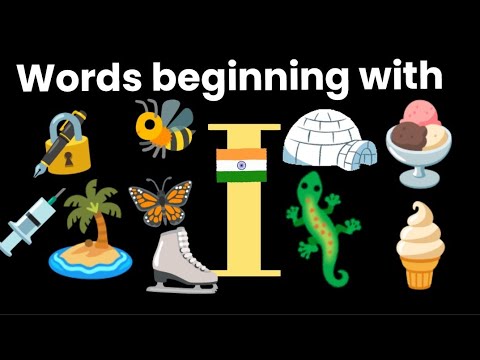words starting with I l world's begin with I vocabulary