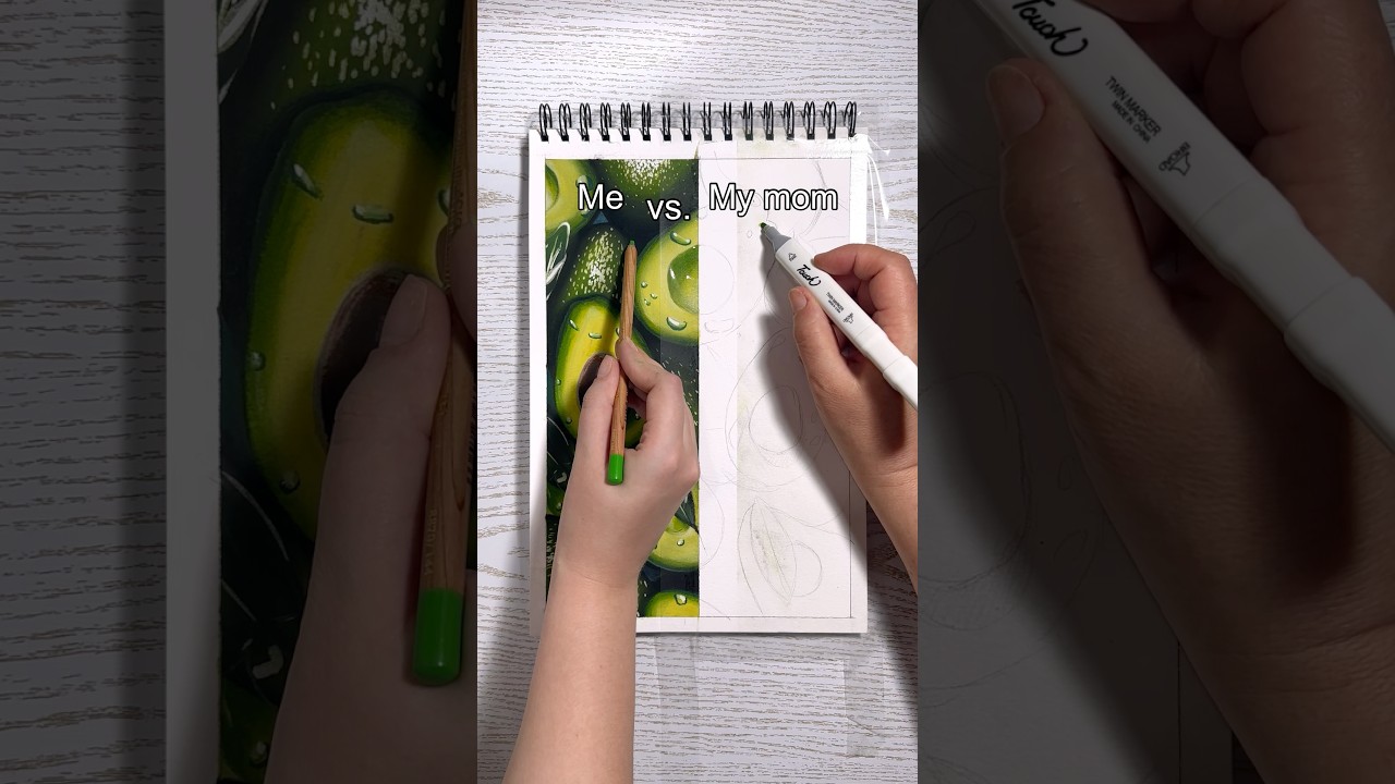 Me vs. My mom 🥑 How did we do? ✨