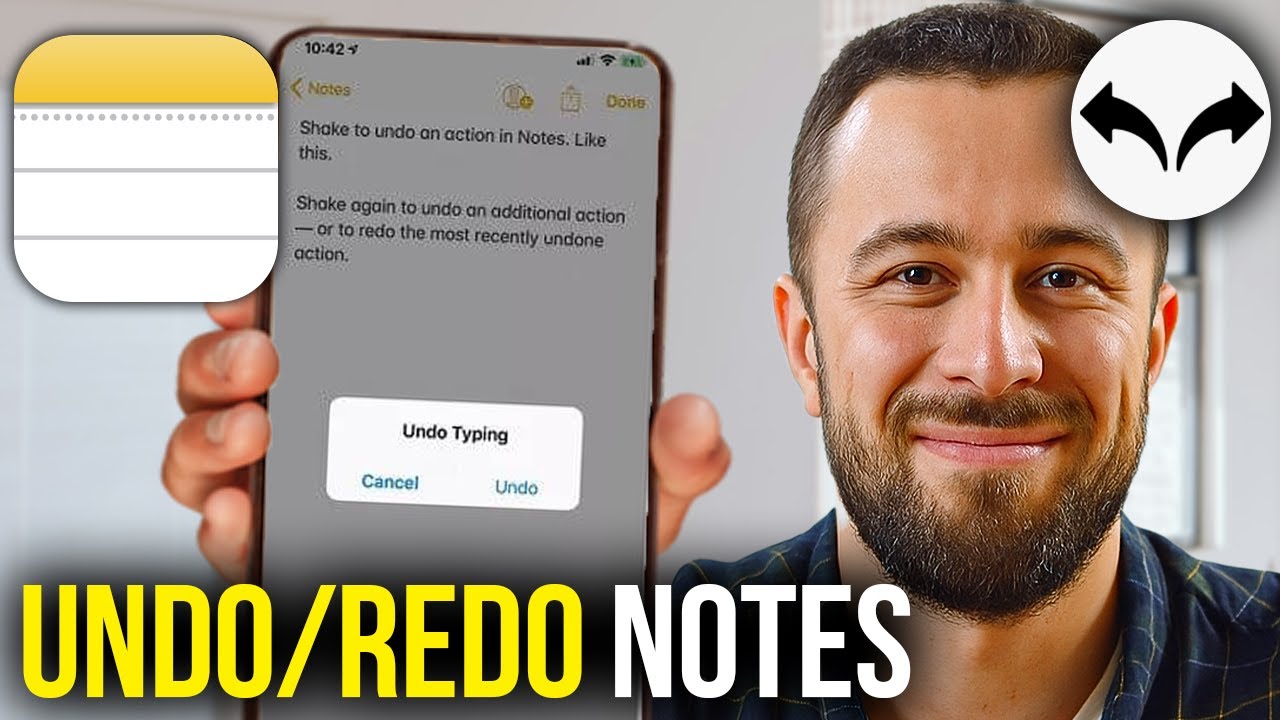 How To Undo and Redo on the Notes App