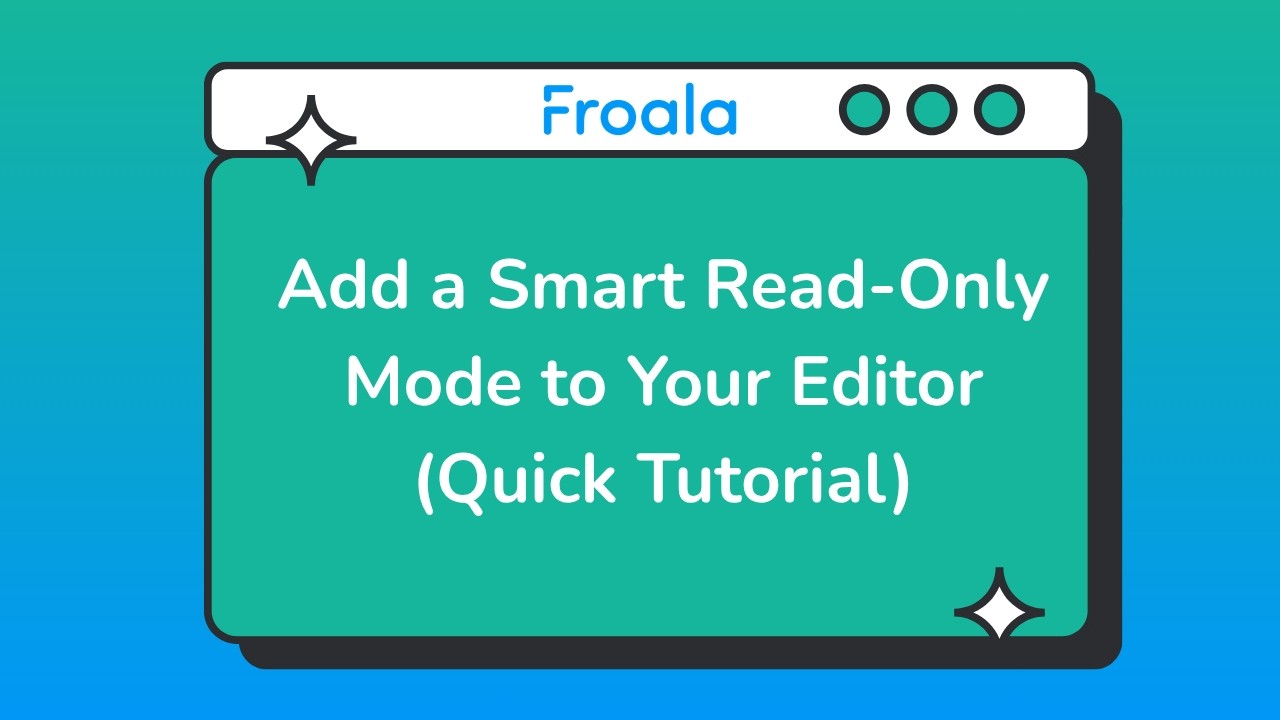 Add a Smart Read-Only Mode to Your Editor (Quick Tutorial)