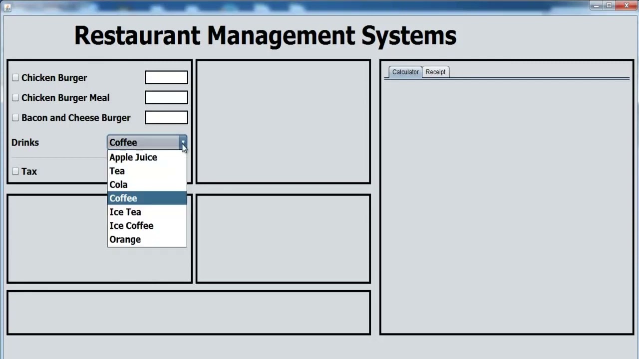 How to create Restaurant Management Systems in Java NetBeans - Full Tutorial