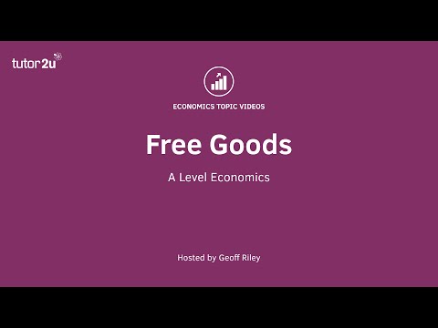 Free Goods - A Level and IB Economics