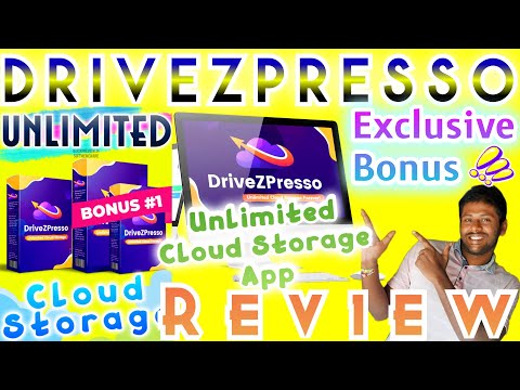 Drivezpresso Review & Full DEMO ๐ด Unlimited Cloud Storage App ๐งฒ Drivezpresso with BIG BONUS PACK ๐ฅ