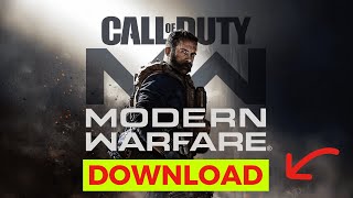 How To DOWNLOAD Call Of Duty Modern Warfare On PC/Laptop