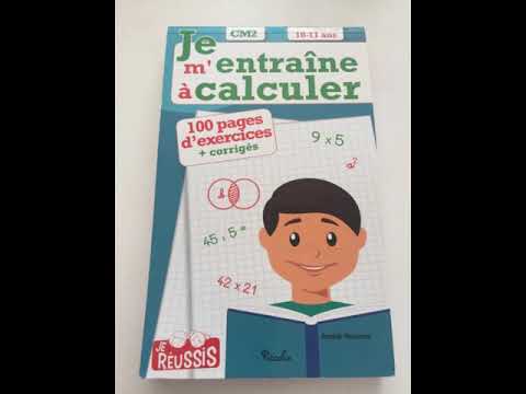 entrainement exercice de maths CM2