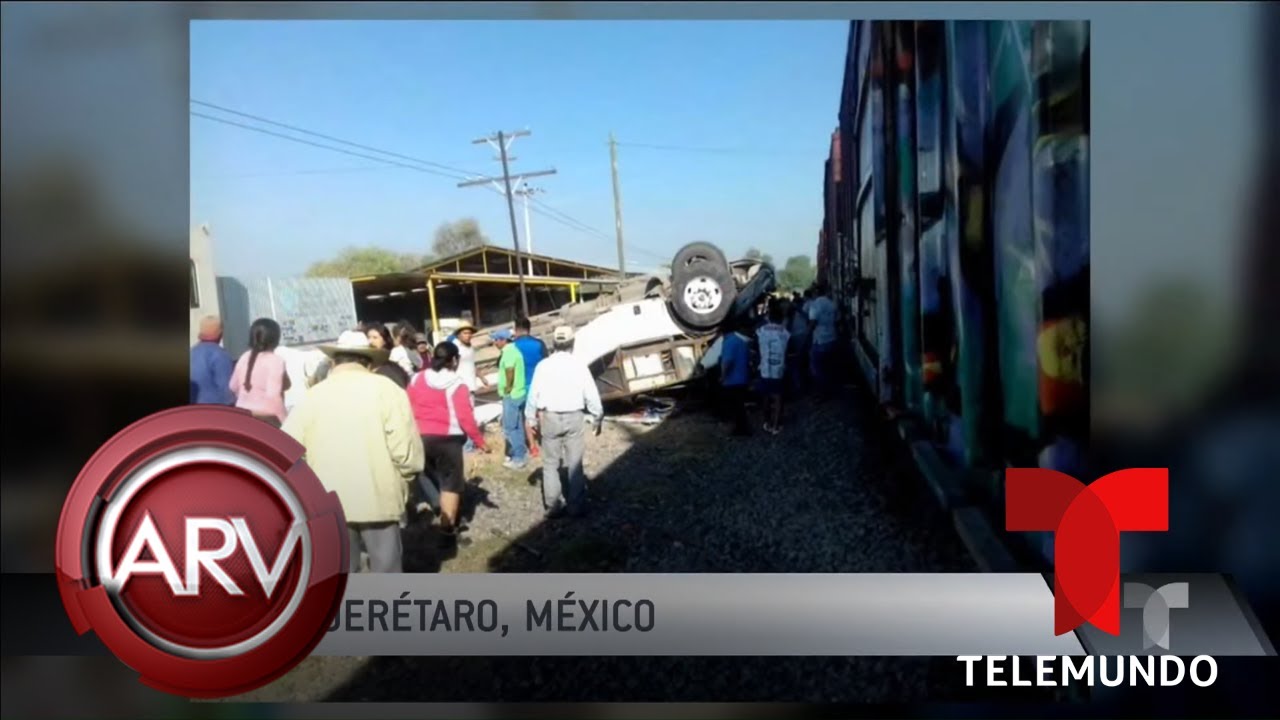 Tren choca con autobús lleno de pasajeros dejando al menos ocho muertos | Al Rojo Vivo | Telemundo