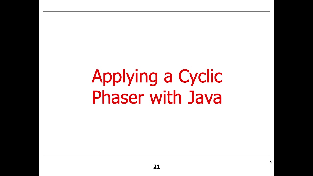 Java Phaser (Part 3)