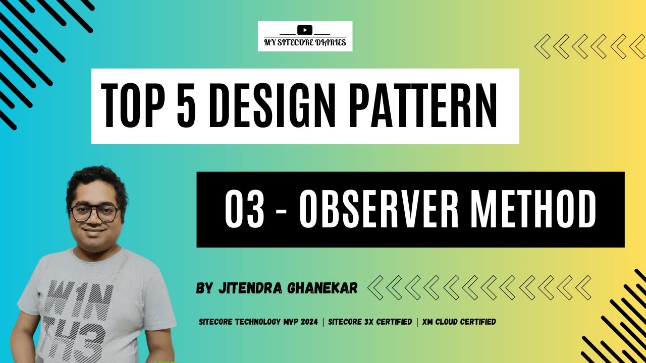 Top 5 Design Pattern - 03 - Observer Design Pattern #designpatterns #learning #interviewquestion