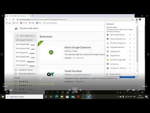 Google Chrome Extension Add to Google Classroom