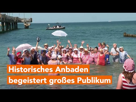 Traditionelles Anbaden in Heiligendamm: Zeitreise ins erste Seebad Deutschlands