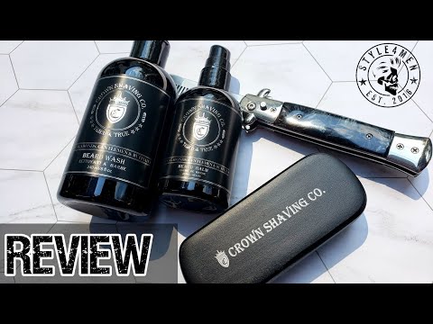 Demo'ing the Crown Shaving Beard Care Products