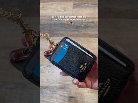 Coach Zip Card Case