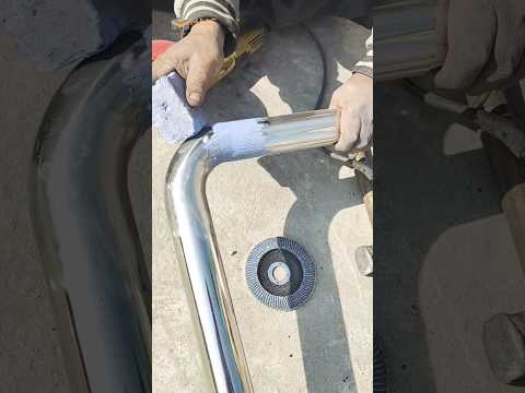 Stainless Steel Polish | Stainless Steel railing polished