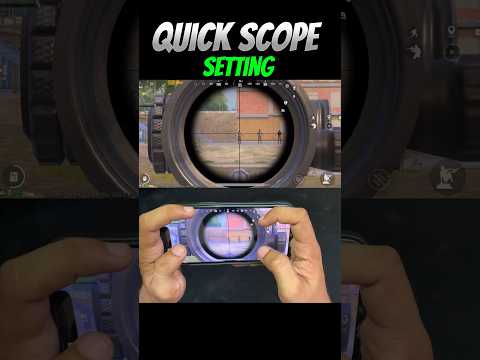 Quick scope sniper settings✅❌#pubgmobile #bgmi #bgmitipsandtricks #pubg