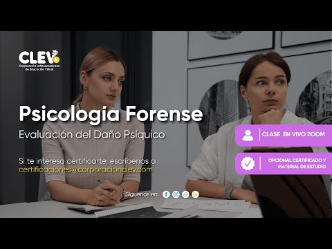 📚Clase 6: Diplomado Internacional en Psicología Forense y Evaluación del Daño Psíquico (23/06/2025)