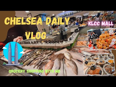 🛒 Grocery Shopping With Me at Suria KLCC Mall, Cold Storage, Guardian pharmacy 🇲🇾 KL Malaysia