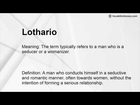 Lothario Meaning