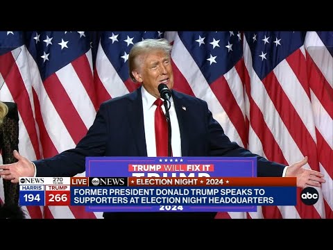FULL SPEECH: Trump declares victory in 2024 presidential election