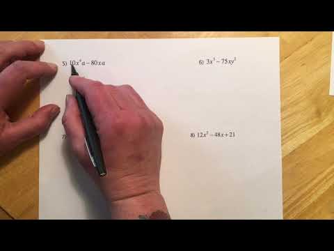 094 5.6 / 098 4.6 Factoring: A General Review