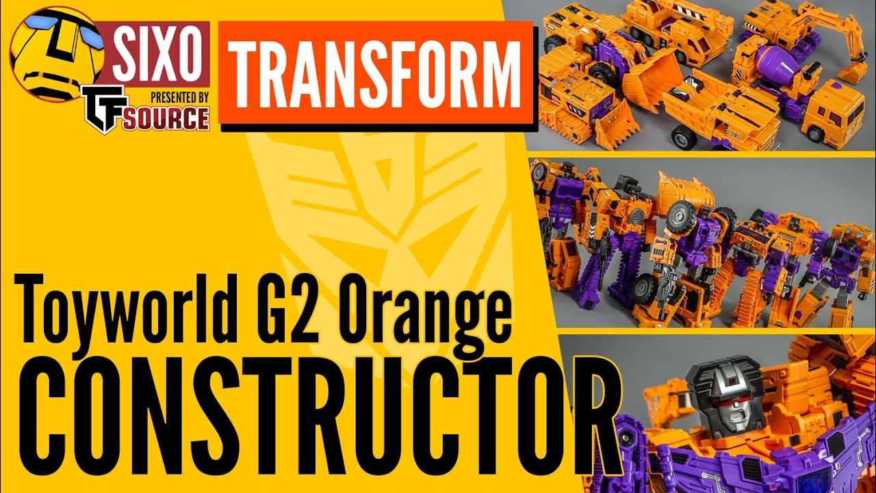 TRANSFORM: Transformers Toyworld TW-C07E G2 Orange Constructor