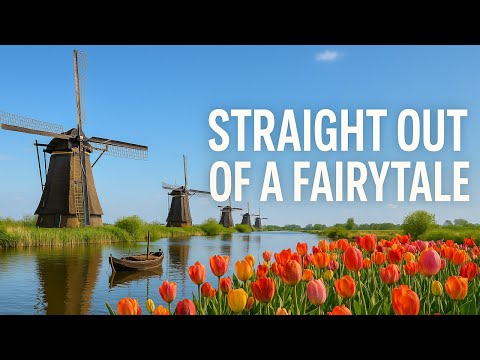 You Won’t Believe This Real-Life Storybook Village in Kinderdijk Holland!
