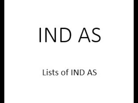 Ind AS Lists