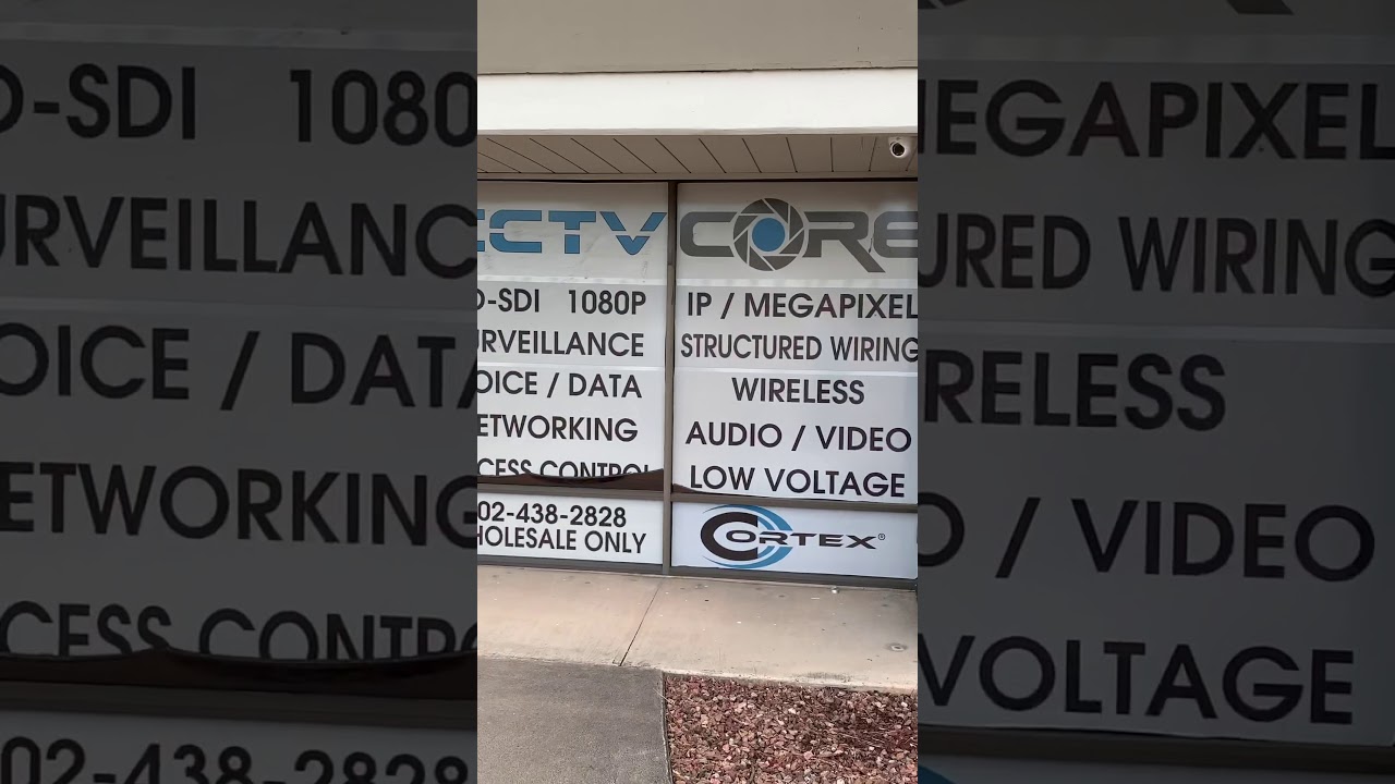 CCTV CORE Phoenix Arizona showroom and wholesale warehouse for Cortex Security