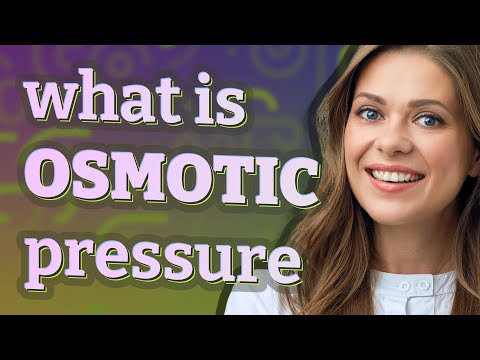 Osmotic pressure | meaning of Osmotic pressure