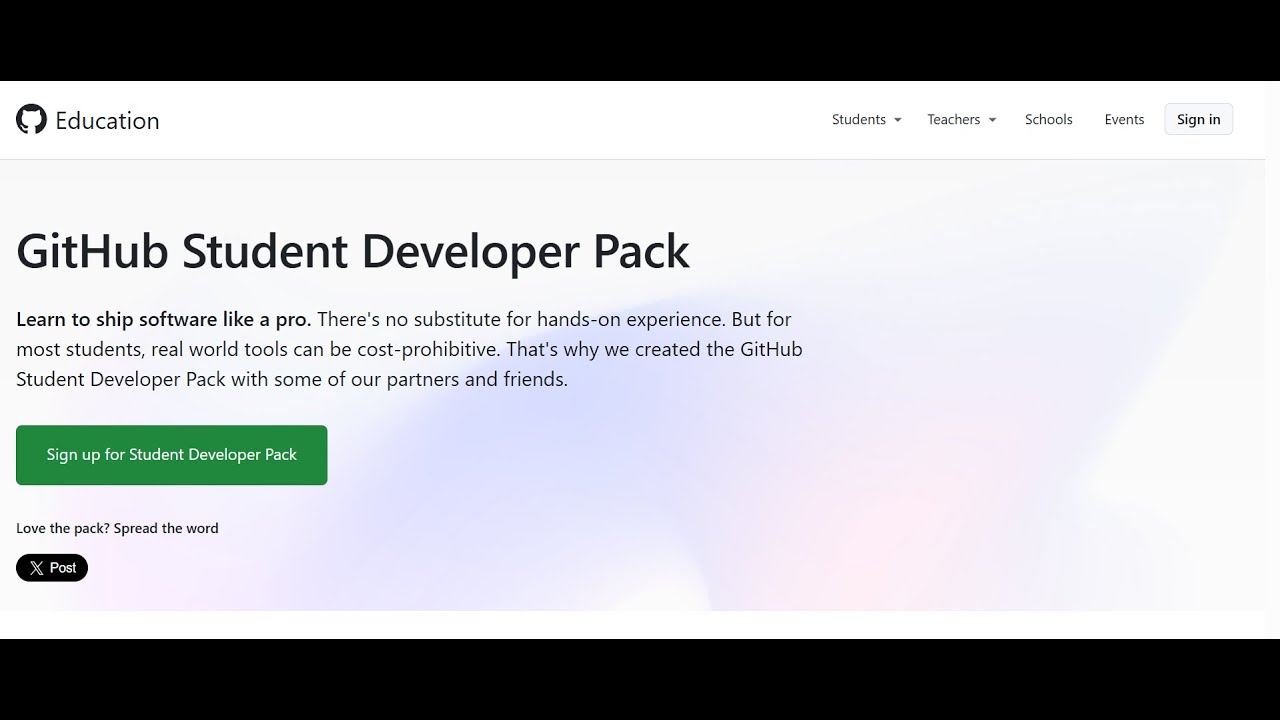How to Get GitHub Student Developer Pack