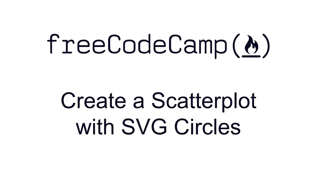 Create a Scatterplot with SVG Circles - Data Visualization with D3 - Free Code Camp