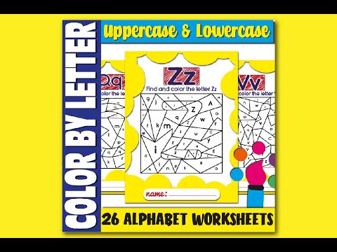 Color by Alphabet | Letter Recognition