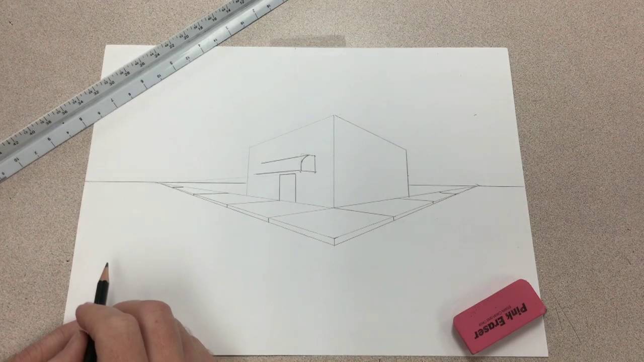 Art: How to create an awning using 2-point perspective