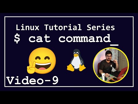 #9 - Linux Tutorial Series - $ cat command in Linux | AJ Media