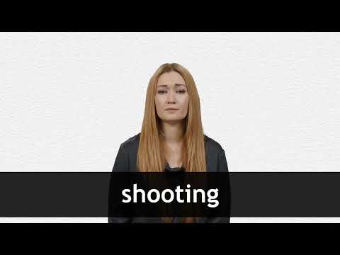 SHOOTING definition and meaning | Collins English Dictionary