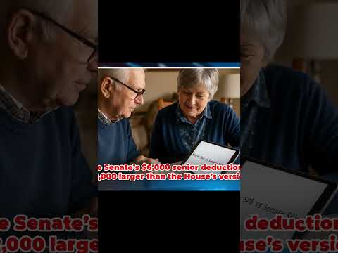 The Senate’s $6,000 senior deduction is $2,000 larger than the House’s version #shorts
