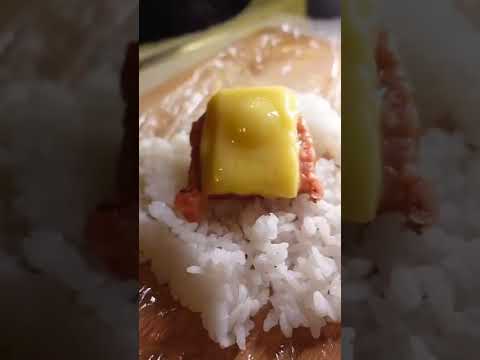 Vegan Spam & Cheese Onigiri