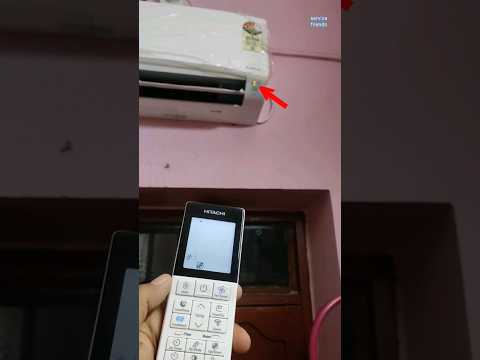 hitachi ac green light off. hitachi new model ac filter light off. #electrical #ac #acinverter