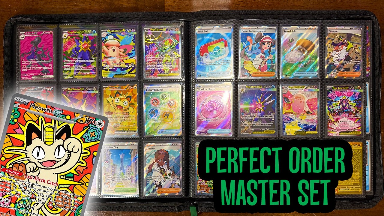 Pokemon Perfect Order Complete Master Set - 203 Cards + Extras!