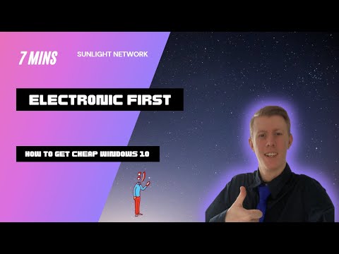 How To Get Cheap Windows 10 and gift cards on Electronic First