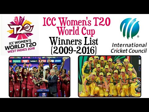 ICC Women's T20 World Cup Winners List (2009-2016)